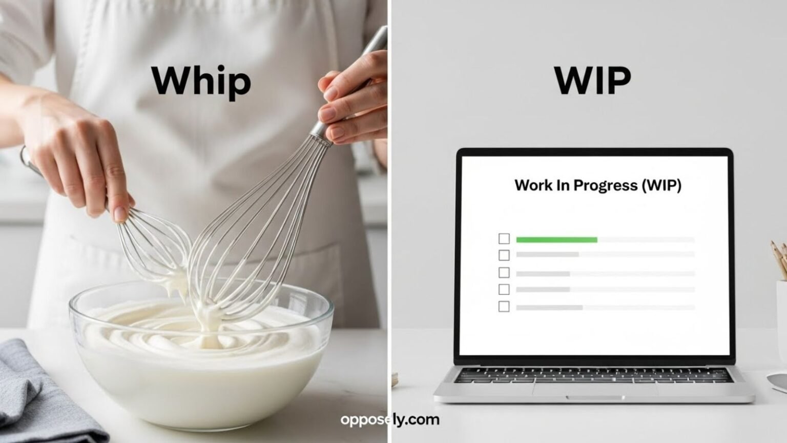 Whip or WIP: Meaning, Usage, and Which One to Use